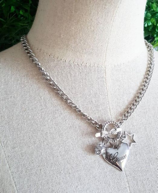 Guess Heart Star Chain Necklace (สร้อยGUESS) - pad1984 - ThaiPick