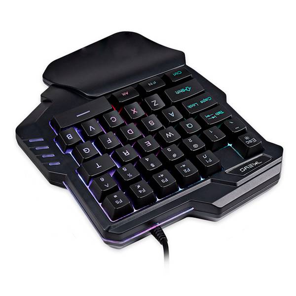 แป้นพิมพ์：G30 1.6m Wired Gaming Keyad with LED Backlight 35 Keys ...