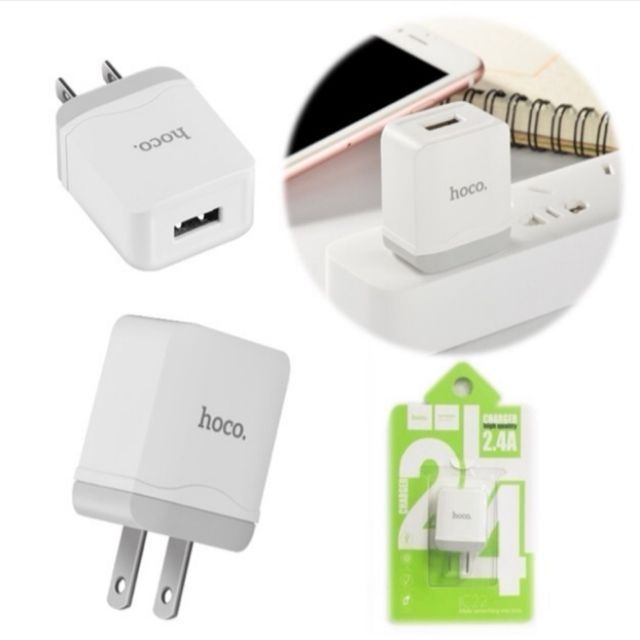 หัวชาร์จ Adapter Hoco C22 2. 4A | Shopee Thailand