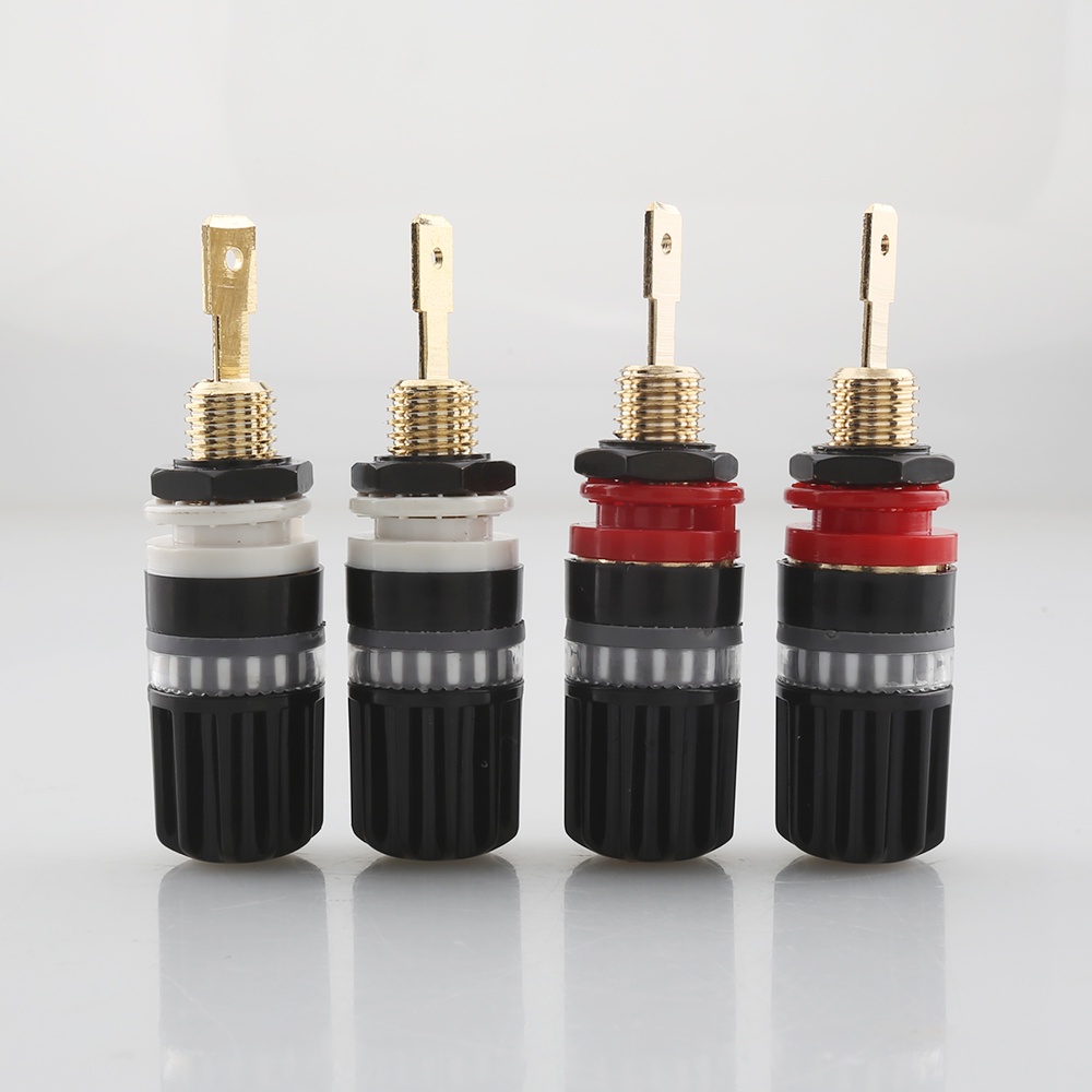 HI-End Brass Speaker Binding Post Audiophile Amplifier Speaker Terminal ...