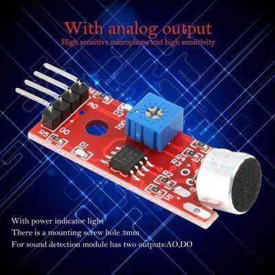 KY-037 High Sensitivity Sound Microphone Sensor Detection Module เซ็นเซอร์เสียง For Arduino ...