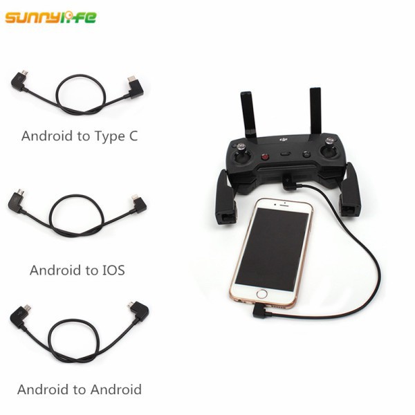 Data Cable for DJI Spark/MAVIC Pro/Air Control Micro USB Adapter Line ...