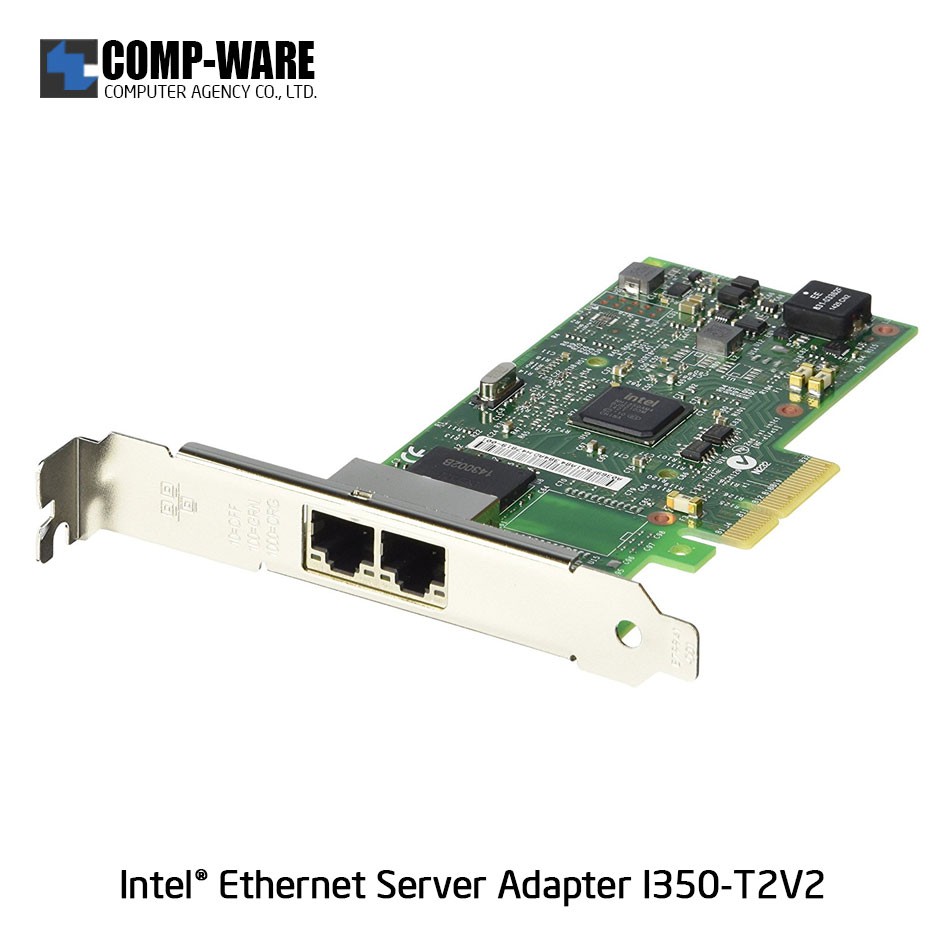 LAN Card - Intel Ethernet Server Adapter I350-T2V2 (2-Port) RJ-45 ...