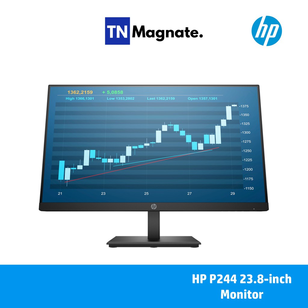 [จอมอนิเตอร์] HP P244 23.8-inch Monitor (5QG35AA) - 23.8 นิ้ว | Shopee ...