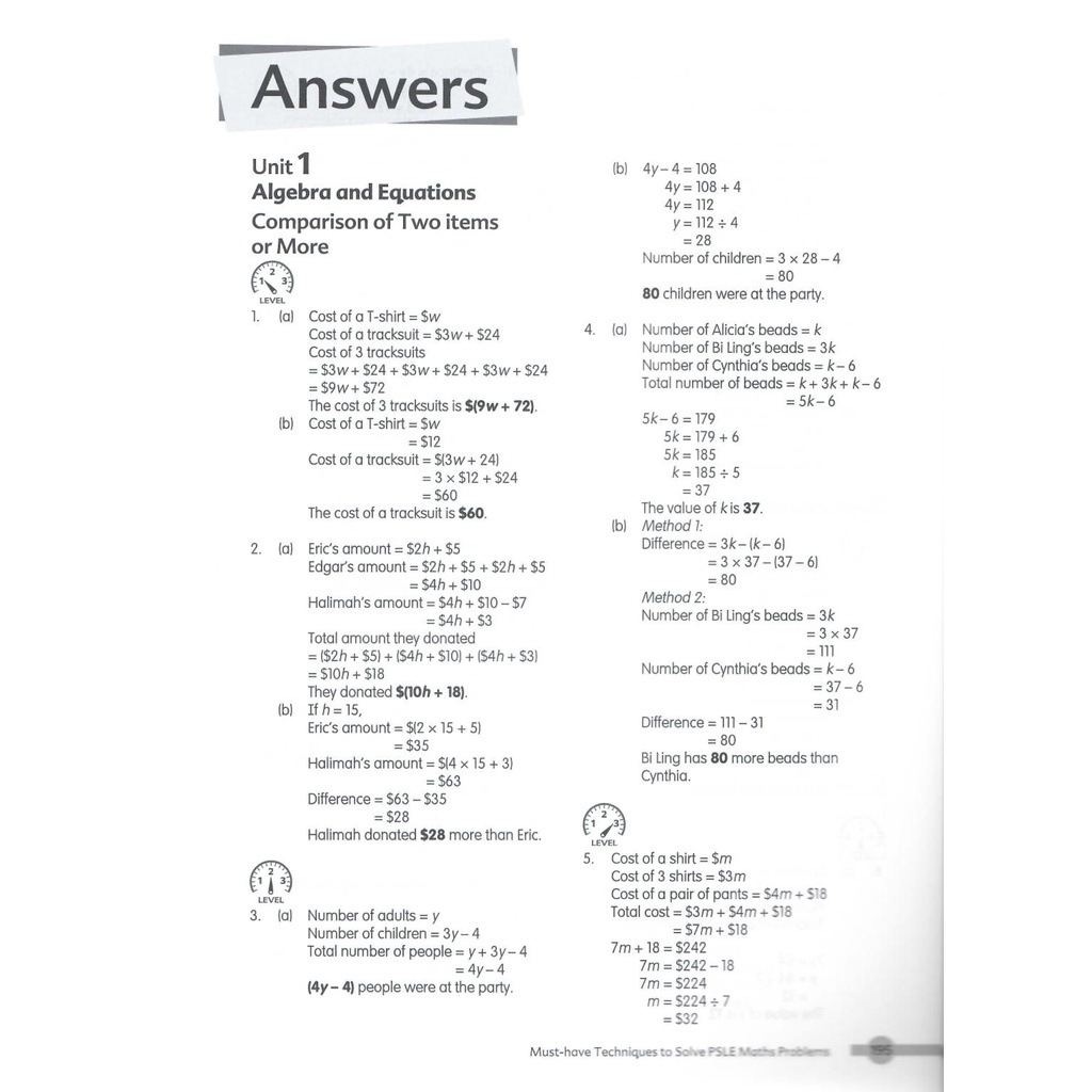 Must-Have Techniques To Solve PSLE Maths Problems Primary 6 - bcn ...