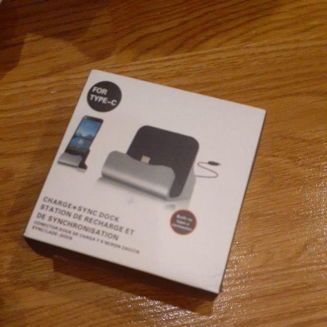 Usb C Type C Phone Charger Dock Station Data Sync Desktop Charger Stand