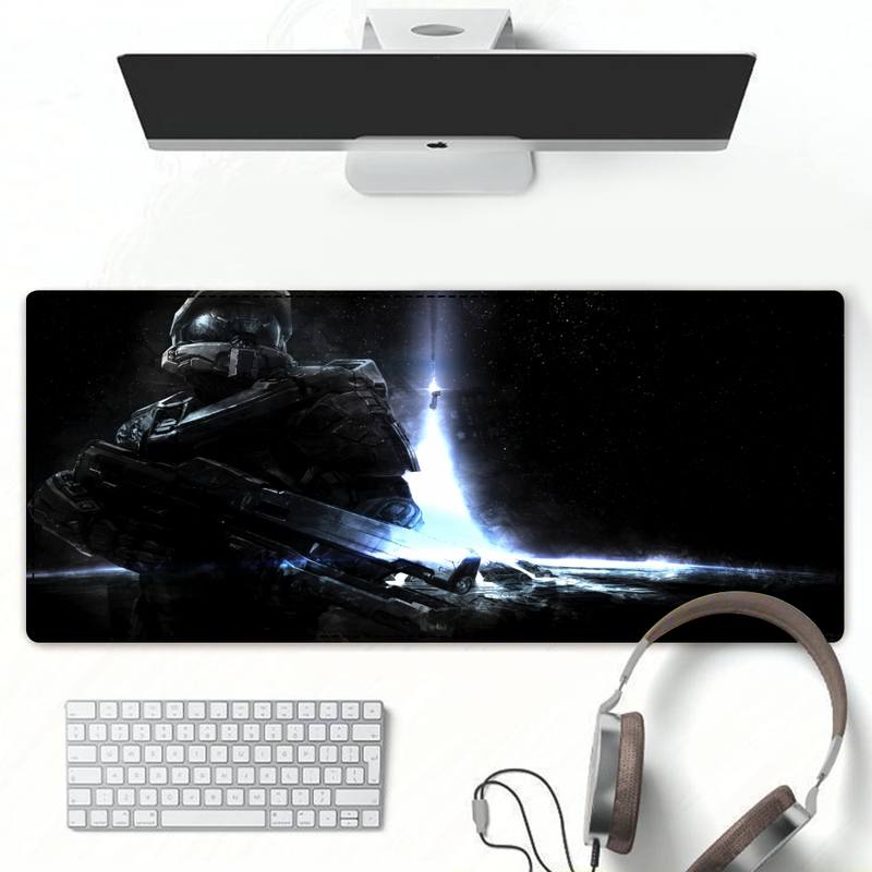 แผ่นรองเมาส์ Personalized Halo Mouse Pad PC Laptop Gamer Mousepad Anime ...
