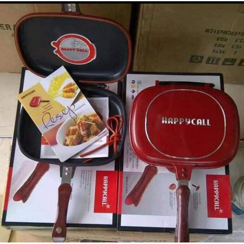(3000gr) Happy CALL DOUBLE PAN - HAPPY CALL GRILL - HAPPY CALL ORIGINAL ...
