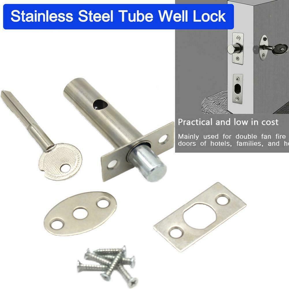 Stainless Steel Pipe Well Door Lock Invisible Lock Hidden Lock Weak ...