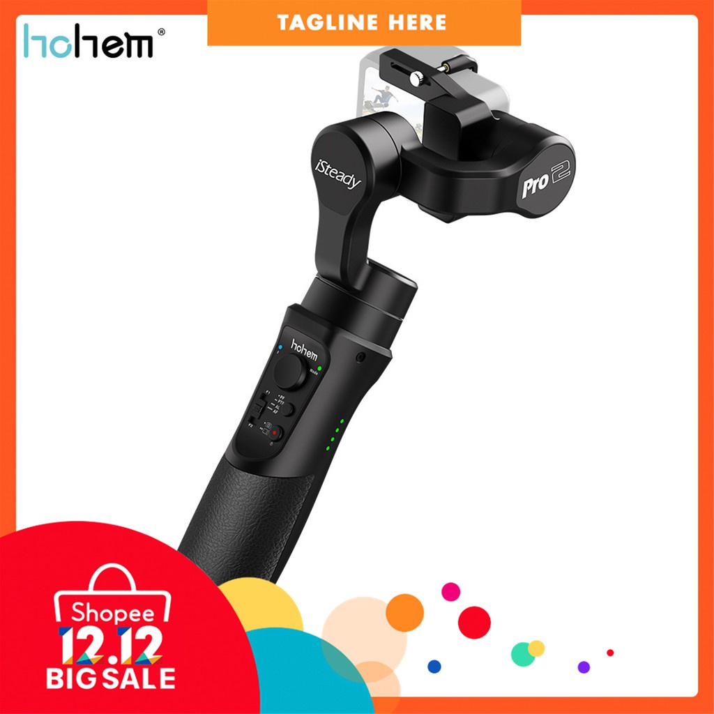 hohem iSteady Pro 2 Upgraded 3-Axis Handheld Action Camera Gimbal ...