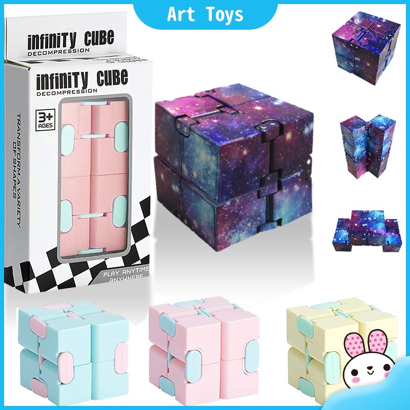 New Magic Fidget Cube Infinite Cubes Sensory Stress Relief ...
