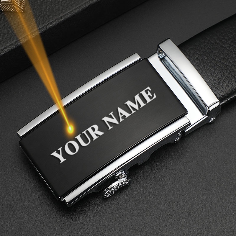 Personalized Men Belt Custom Engrave Name amp Logo Genuine Leather ...