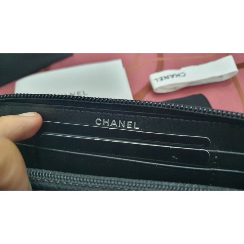 Chanel medium zippy wallet caviar black งานหายาก - nailsecret - ThaiPick