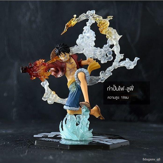 ตกแต่ง ┇One Piece Hand-made Model Ornaments Fire Fist Luffy Eistoron ...
