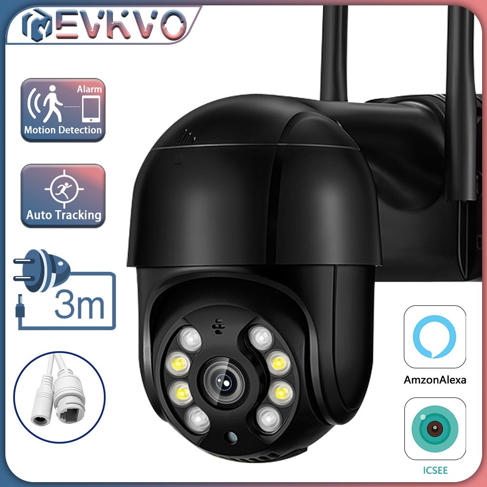 iCsee 5MP Surveillance WiFi Camera Human Auto Tracking PTZ Camera Smart ...