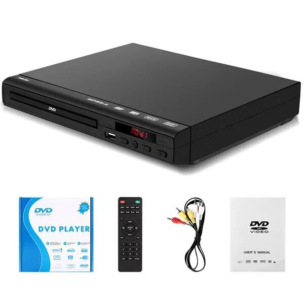 จัดส่งทันที *Free Zone* DVD Player เครื่องเล่น USB DVD 3 ใน 1 CD Audio ...