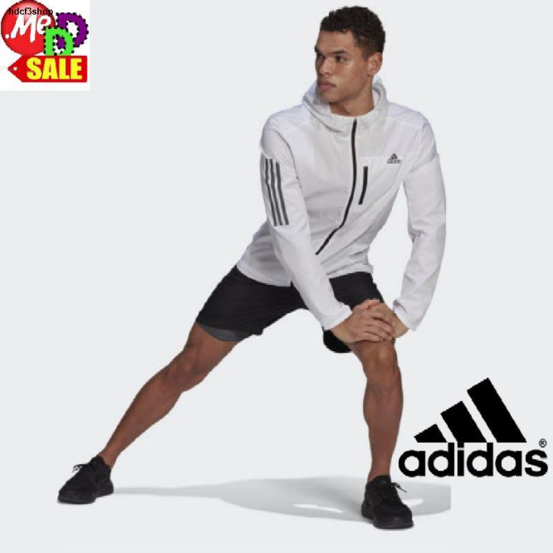 จัดส่งตรงจุดAdidas - ใหม่ เสื้อแจ็คเก็ตกันลม-กันน้ำ(ละออง) OWN THE RUN ...