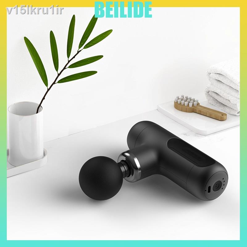 New Model Mini Massage Gun Strong Vibration Deep Muscle Fascial Gun ...