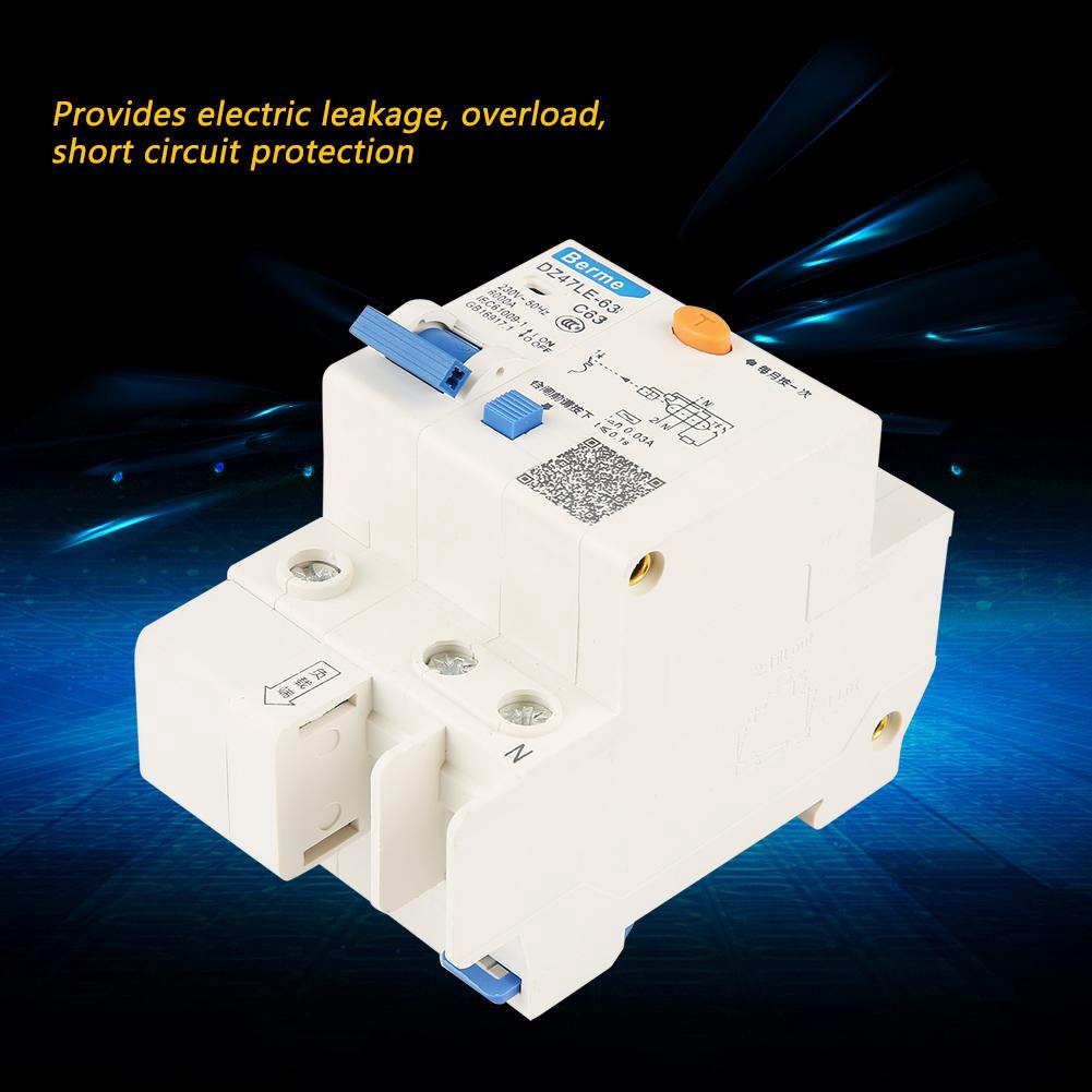 DZ 470-63 1 P + N C 63 rccb Residual Current Circuit Breaker 230 V 63a 30 MA - xguli.th - ThaiPick