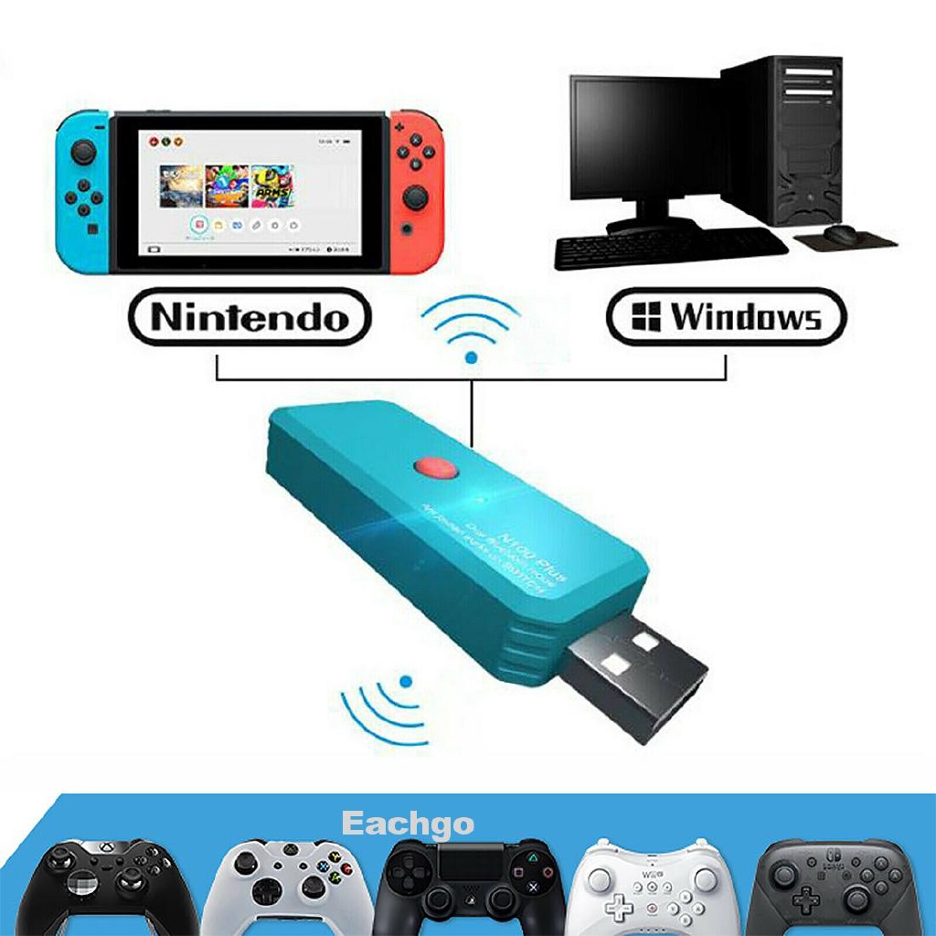 n 100 plus อุปกรณ์เสริมแปลงจอยสติ๊กสําหรับ xbox switch บลูทูธไร้สาย ...