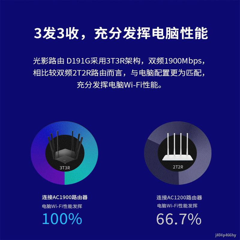 ♣Mercury D191G Mesh Edition 1900M Dual Band Gigabit Wireless Router ...