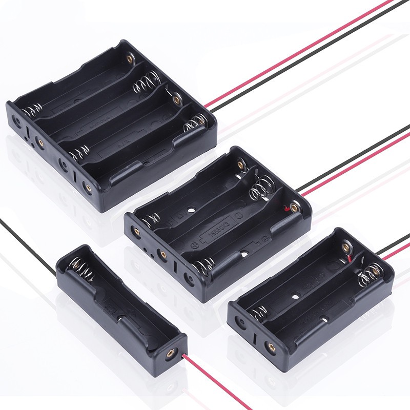 Kotak 4 / 3 / 2 / 1X18650 1 2 3 4 Slot Dengan Kawat Z2 Inventor. Th ...