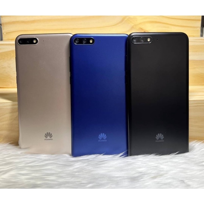 Huawei y7pro(2018) มือถือมือสองสภาพสวยเหมือน ฟรีชุดชาร์ต ...