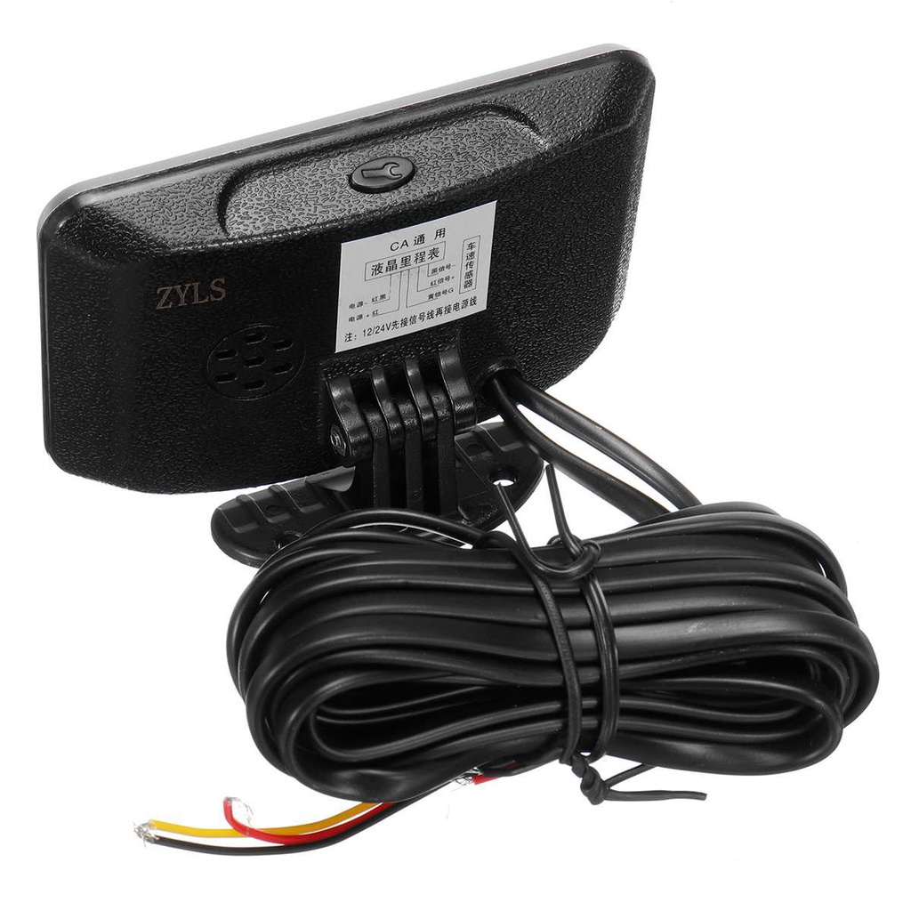 12V24V Digital Car Speedometer Speed Meter Odometer Gauge 2 IN 1 Car ...