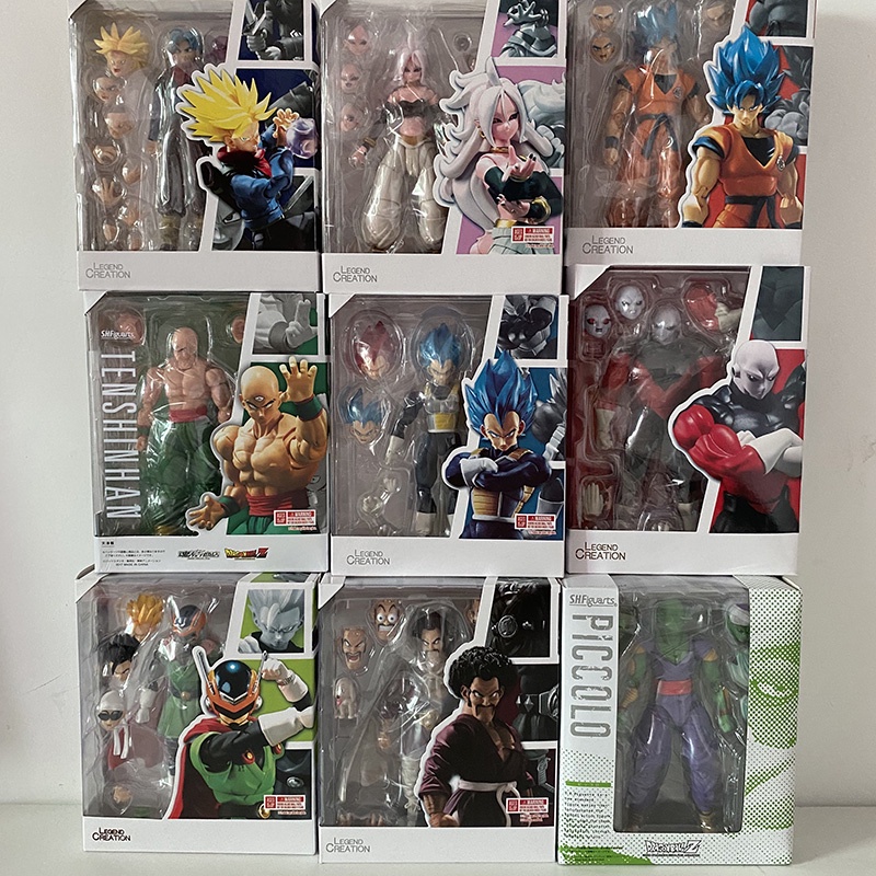SHF Dragon Ball Z Broly Son Goku Tenshinhan iccolo Master Roshi Jiren ...