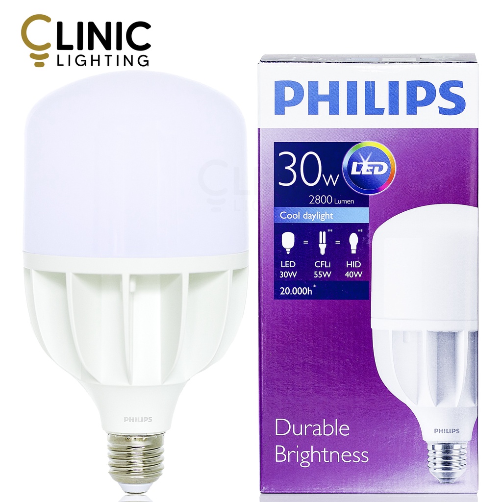 หลอดไฟ PHILIPS LED 30W True Force Core E27 Cool Daylight | Shopee Thailand