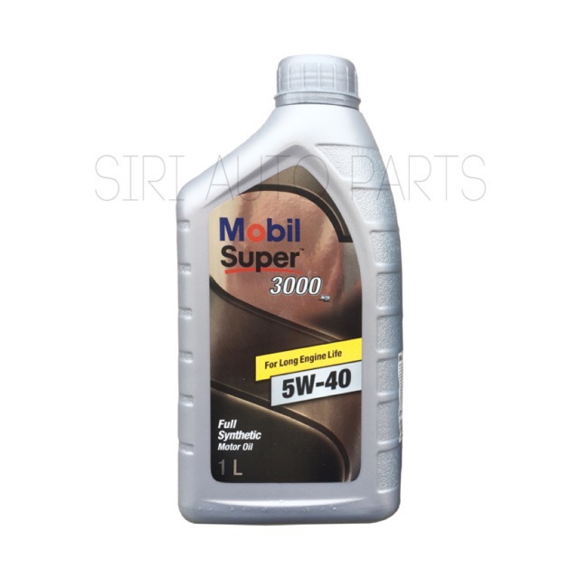 Mobil Super 3000 5W-40 สังเคราะห์แท้ ขนาด 1 ลิตร | Shopee Thailand