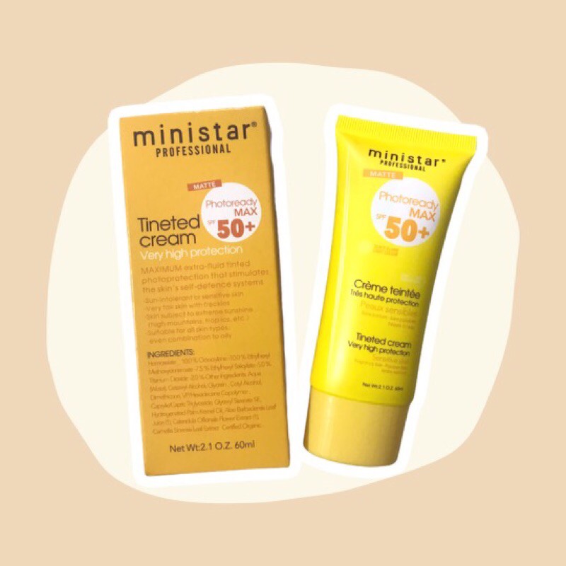 ministar กันแดดเนื้อแมท SPF 50 ขนาด 60 ml. - jingjaibysiamvirgin - ThaiPick