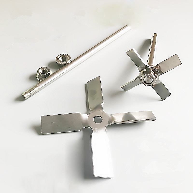 Laboratory 304 stainless steel stir bar four-bladed paddle stir bar ...