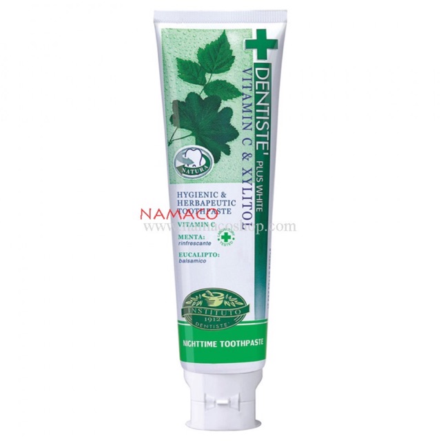 Dentisteยาสีฟันสำหรับก่อนนอน แบบหลอด ขนาด 160 กรัม Dentiste toothpaste ...