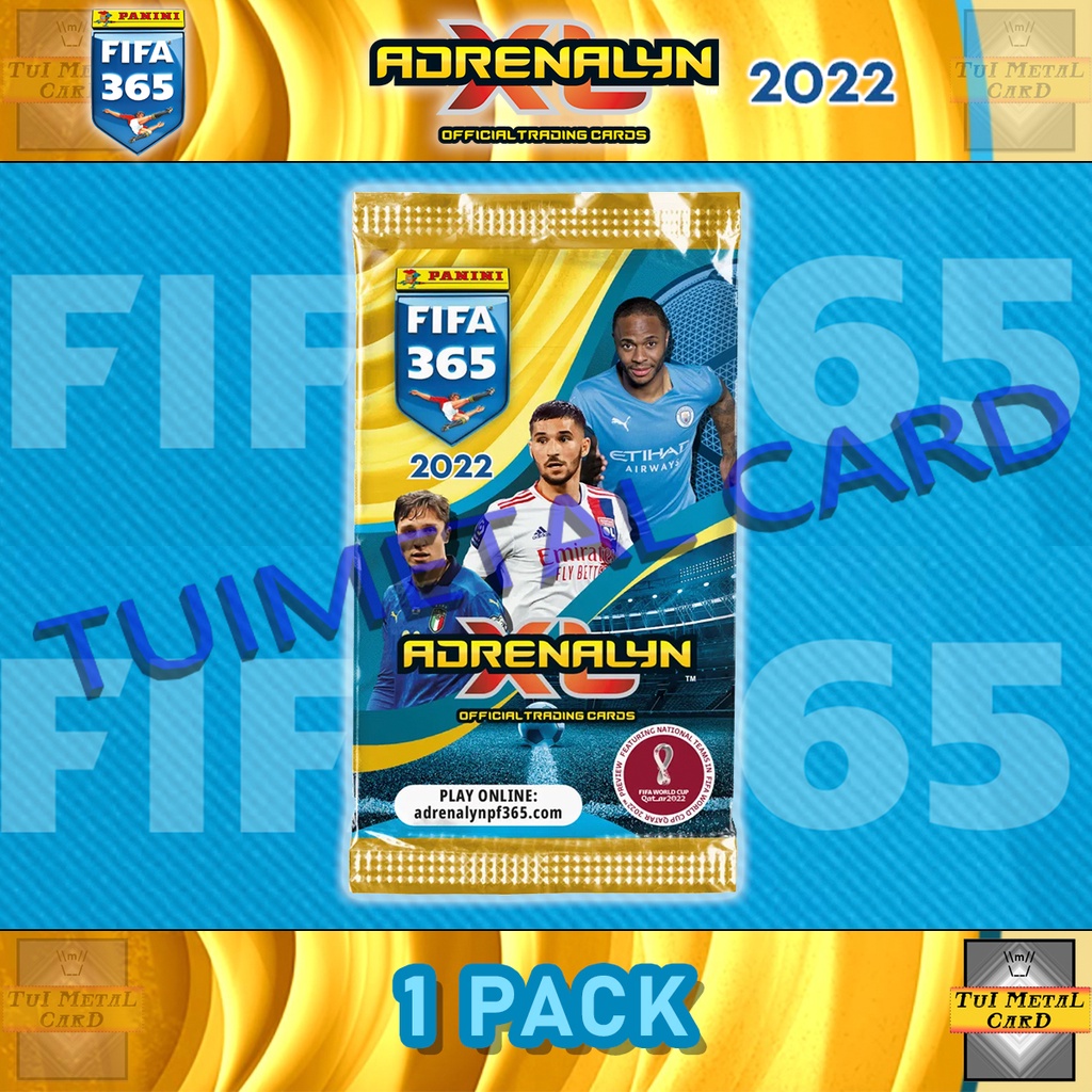 PANINI FIFA 365 2022 ADRENALYN XL Card Pack ซองสุ่ม การ์ดสะสมฟุตบอล ...