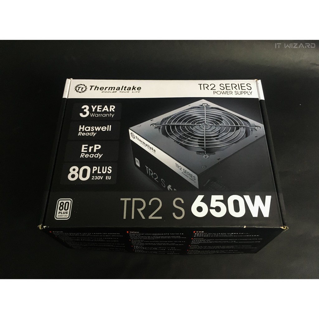 POWER SUPPLY (80 White) ThermalTake TR2 S 650W มือสอง ครบกล่อง - itwizard_official - ThaiPick