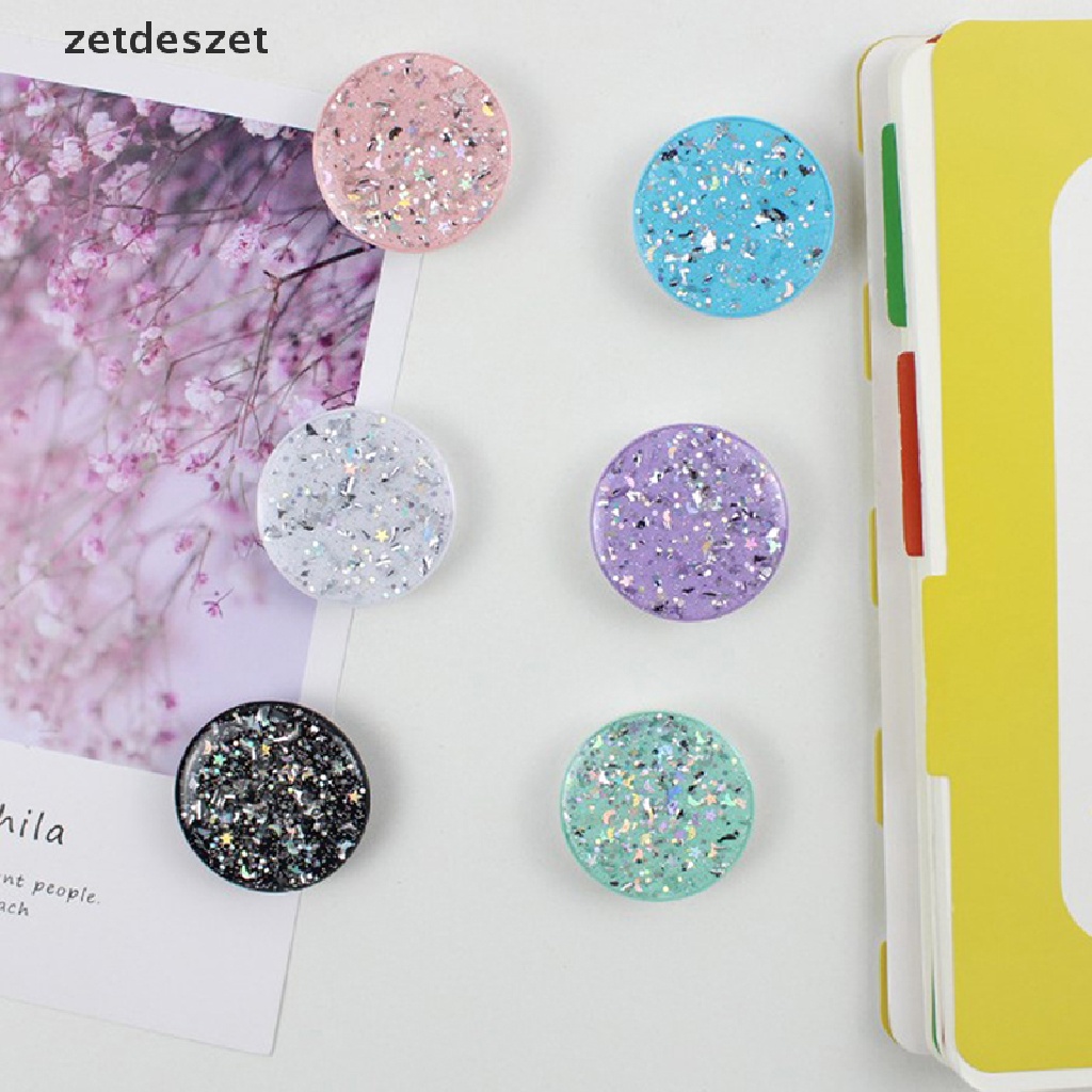 (zetdeszet) Universal epoxy Round Shape Phone Holder Expanding Finger ...