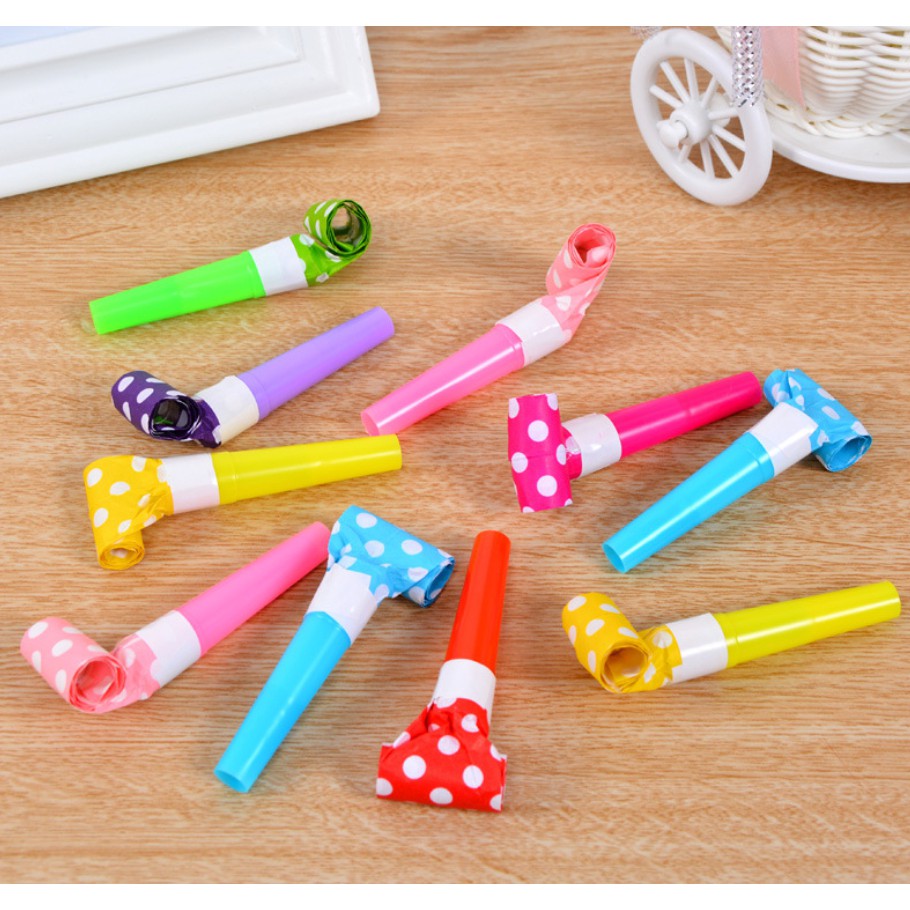 Blowers Blower Blowout Whistle Noisemakers Paper Birthday Party นกหวีด ...