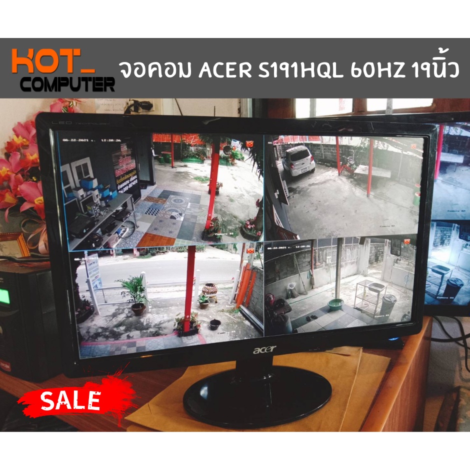🔥 จอคอม (Monitor) ACER S191HQL 19 นิ้ว LCD 60Hz DVI VGA 🔥 | Shopee Thailand