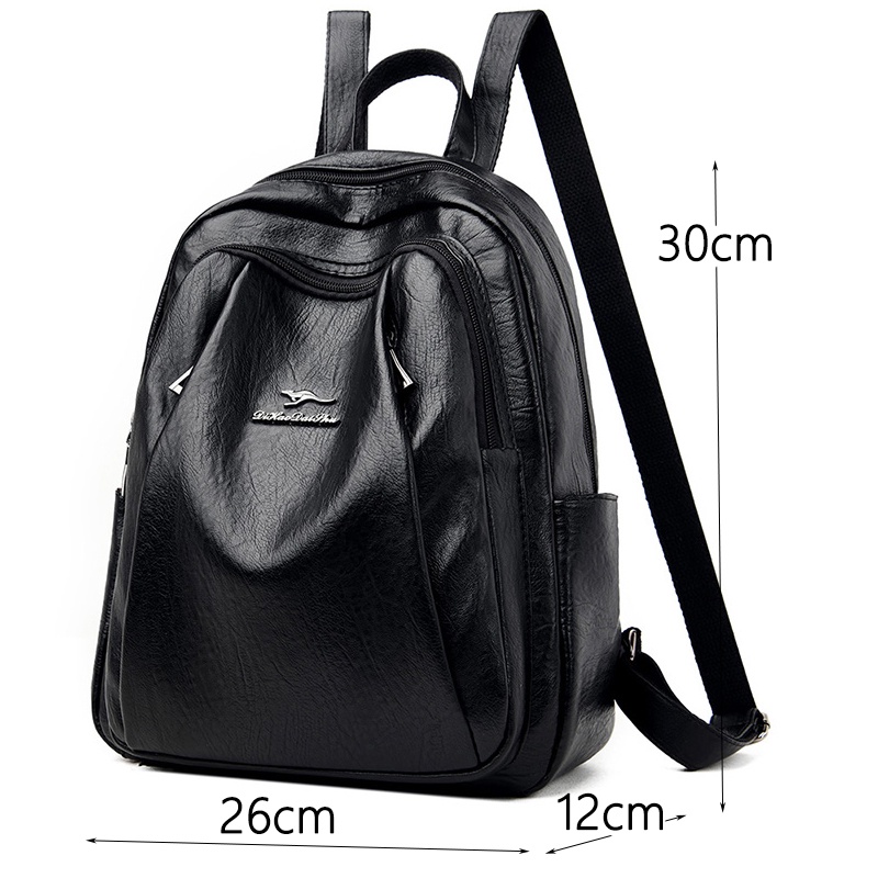 New2022 Women Genuine Leather Backpacks High Quality Femme Ladies ...