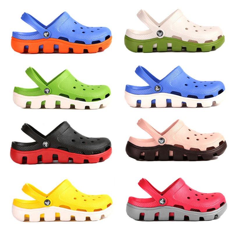 Original Crocs Duet Sport Clog รองเท้าชายหาด Unisex รองเท้าแตะชายหญิง ...