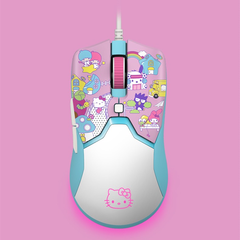 Razer SANRIO Hello Kitty Gaming Mouse RGB Wired Gaming Mouse(เมาส์เกม ...