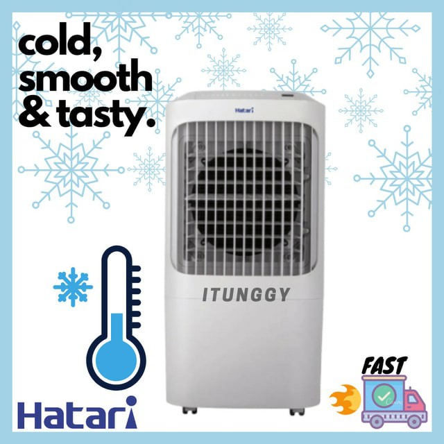 【ราคาถูก】-#-HATARI Air Cooling Fan ( White) HATARI พัดลมไอเย็น (สีขาว ...