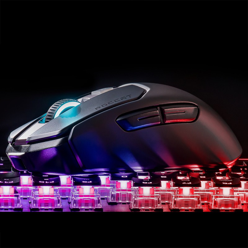 Ice Leopard ROCCAT Cayenne KAIN Wireless Wired Dual Mode Gaming Mouse ...