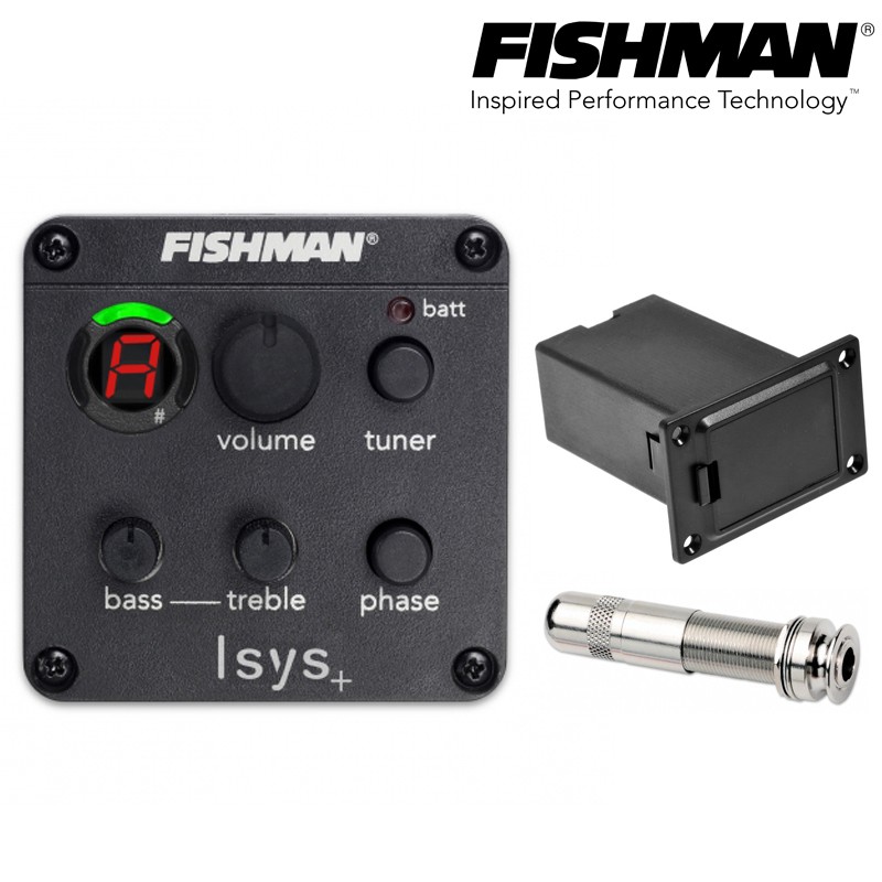 Fishman® Isys+ ปิ๊กอัพกีตาร์โปร่ง แบบติดตั้งด้านข้าง รุ่น OEM-ISYS-601 ...