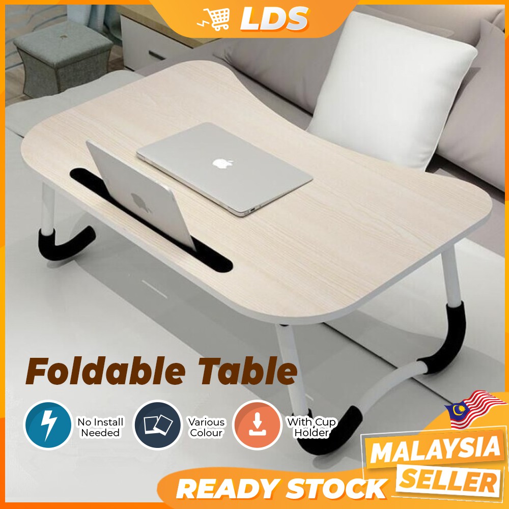 LDS Foldable Table Anti-slip Bed Laptop Table Notebook Table ...