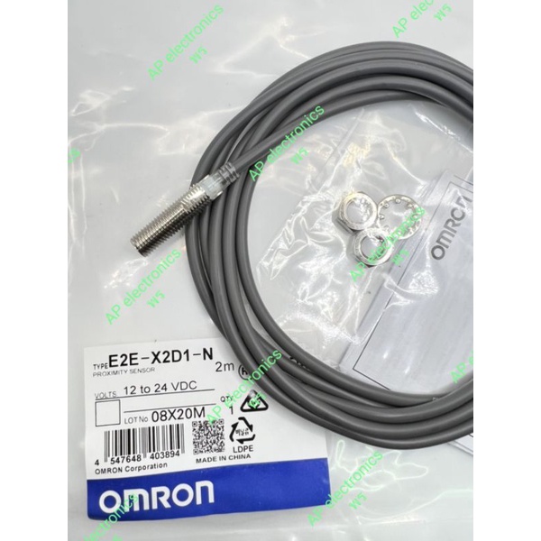 E2E-X2D1-N Omron Proximity Switch Sensor เซ็นเซอร์ รุ่น E2E-X2D1-N ขนาด8มิล(2สาย NO)ใช้ ลดเหลือ ฿855