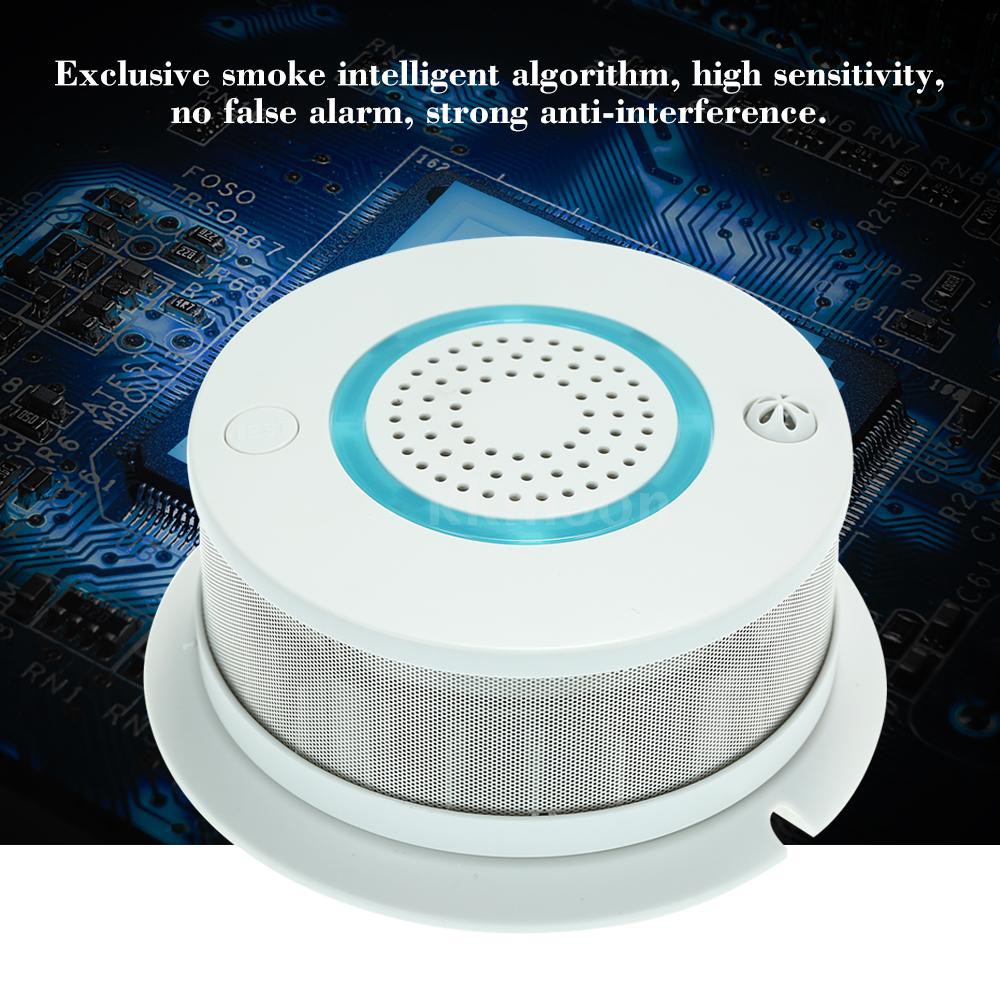 Smart WIFI + APP Fire Smoke & Temperature Sensor Smart 2 in 1 Wireless ...