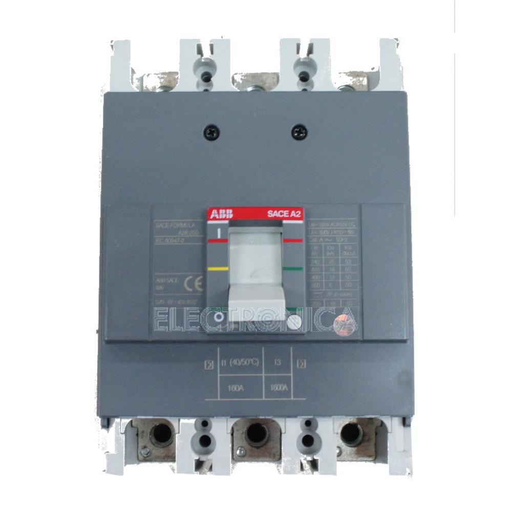 เมนเบรกเกอร์ MCCB A2B 3P 160AT/250AF 18KA ABB รุ่นเบรกเกอร์เมน-ABB-3P160A (106812) | Shopee Thailand