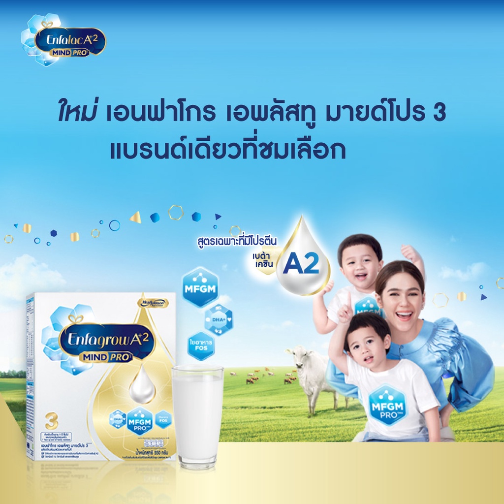Enfagrow A2 S3 เอนฟาโกร เอพลัสทู (สูตรใหม่) มายด์โปร จากวัวสายพันธุ์ A2 ...